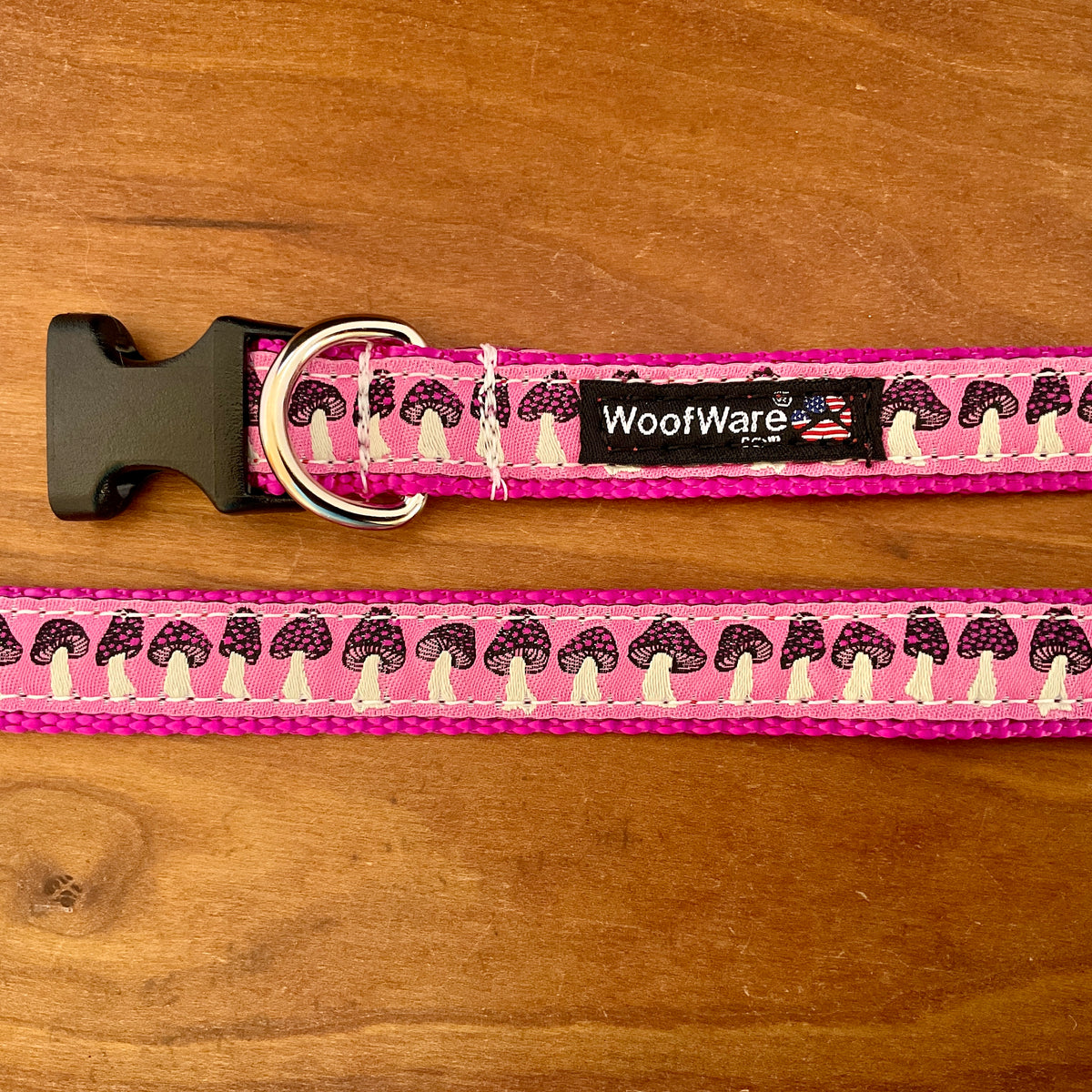 Cactus on Pink | Handmade Dog Collar – WoofWare