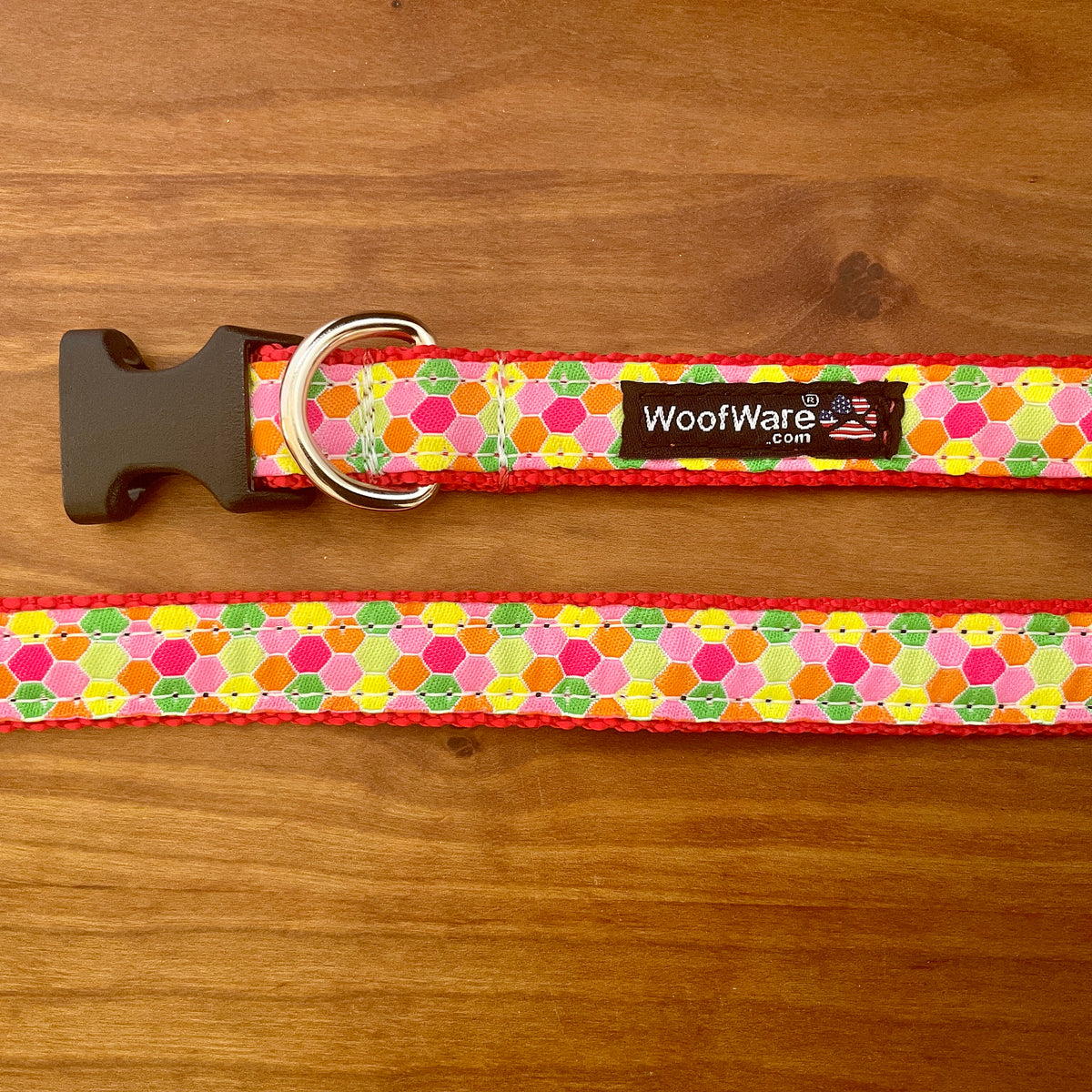 Cactus on Pink | Handmade Dog Collar – WoofWare